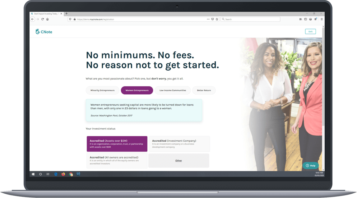 Portfolio: CNote web platform - EffectiveSoft