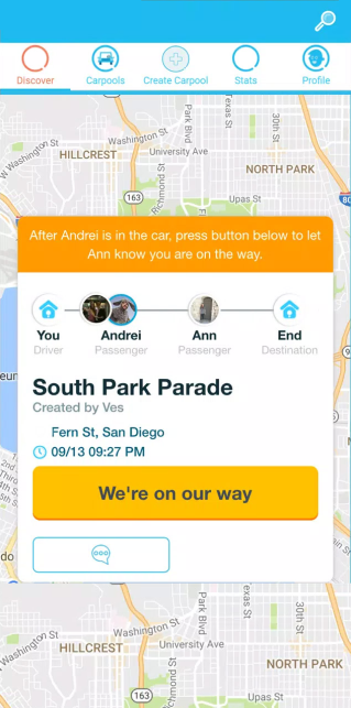 Case Study: Cross-platform Carpooling Mobile Application